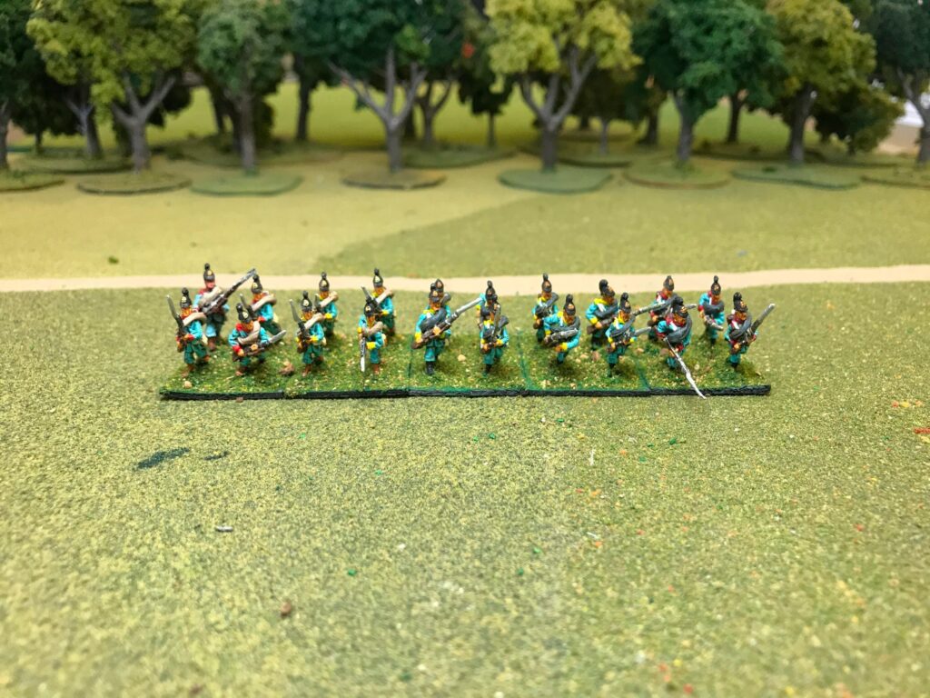 Bavarian Line / Jagers Advancing - 19th Century Miniatures
