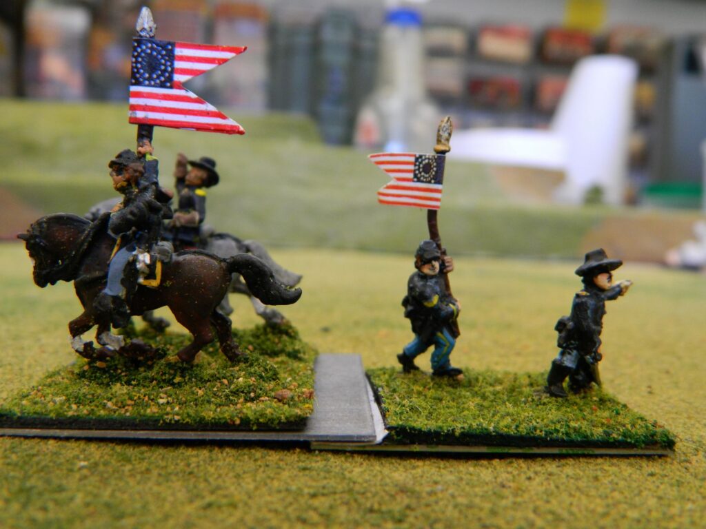 Union Cavalry Command - 19th Century Miniatures