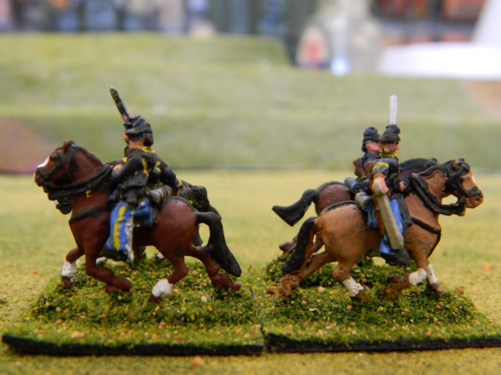 Union Cavalry with Sabers - 19th Century Miniatures