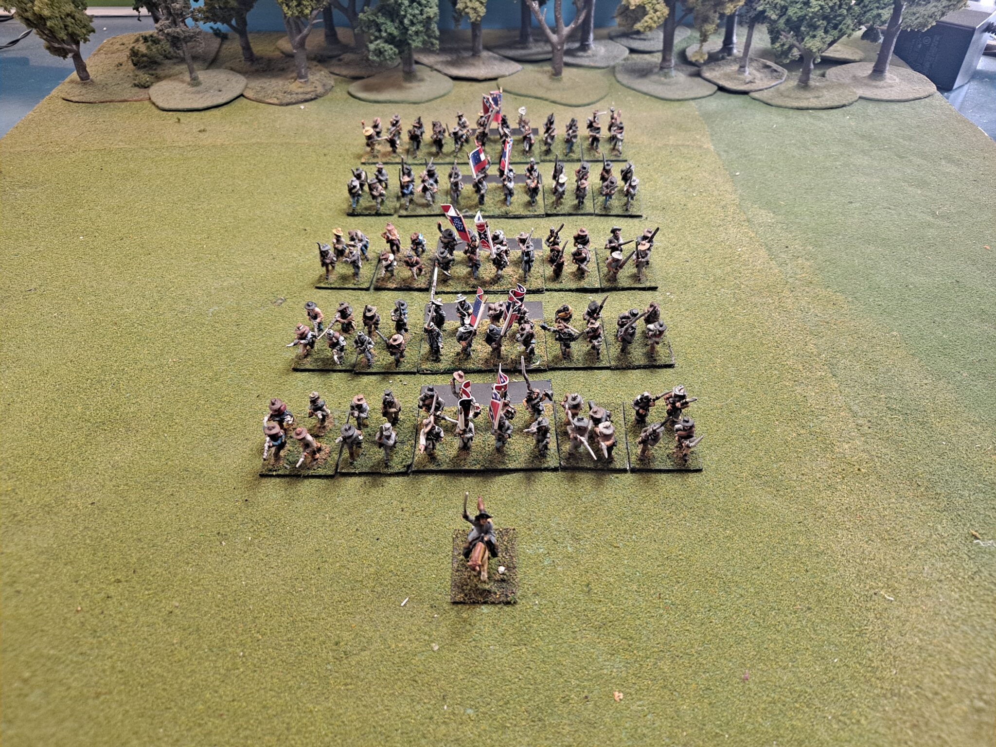 Confederate Brigade Advancing w/5 Regiments 24 Figures per - 19th ...